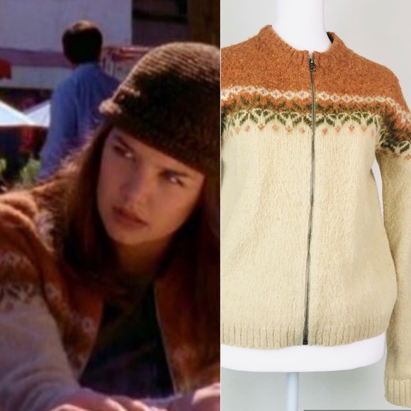 Vintage | Sweaters | Aso Joey Potter Dawsons Creek Tv Show 9s Fair Isle ...